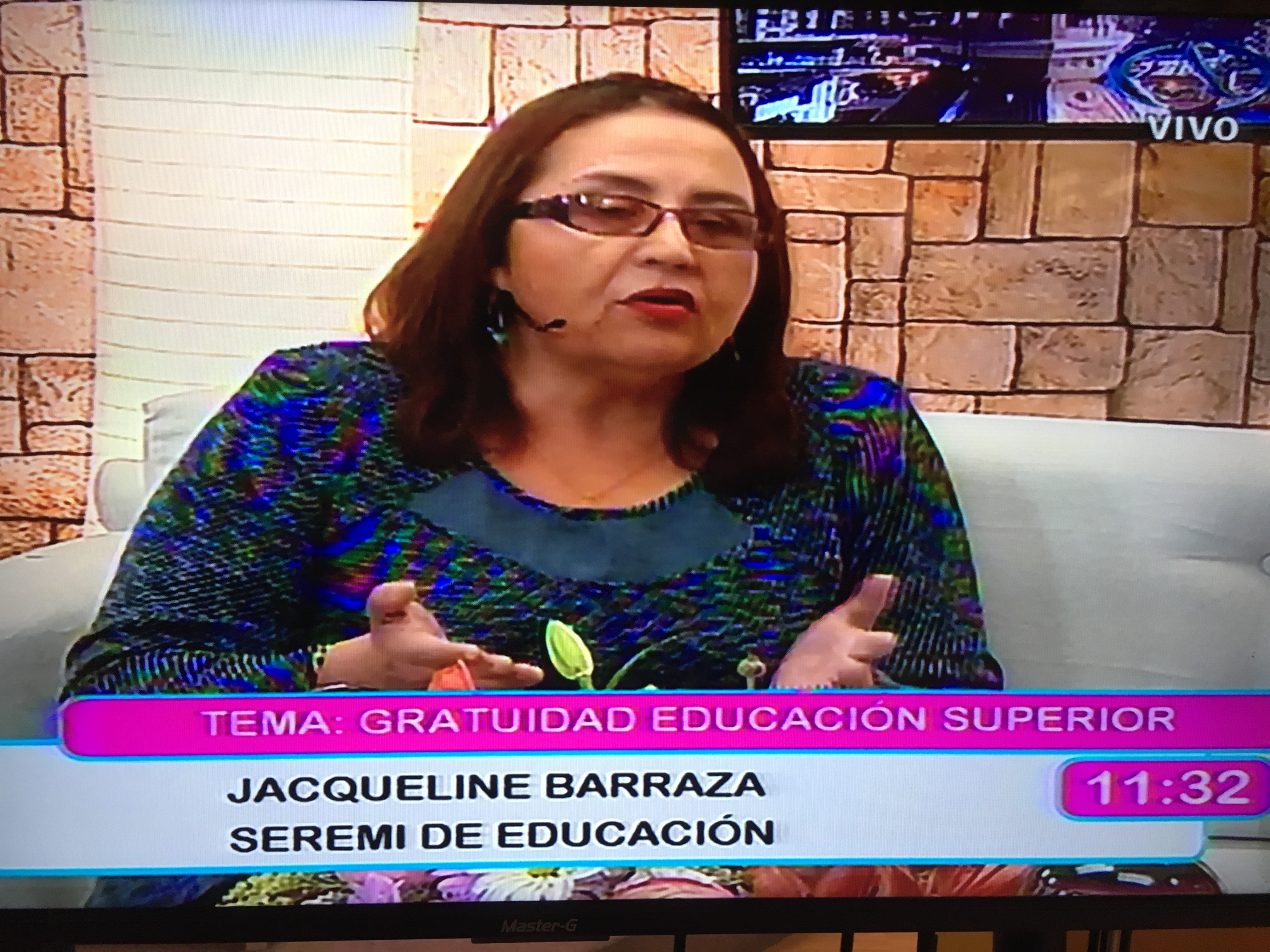 SEREMI JACQUELINE BARRAZA ENTREGA RESULTADOS REGIONALES DE GRATUIDAD ...